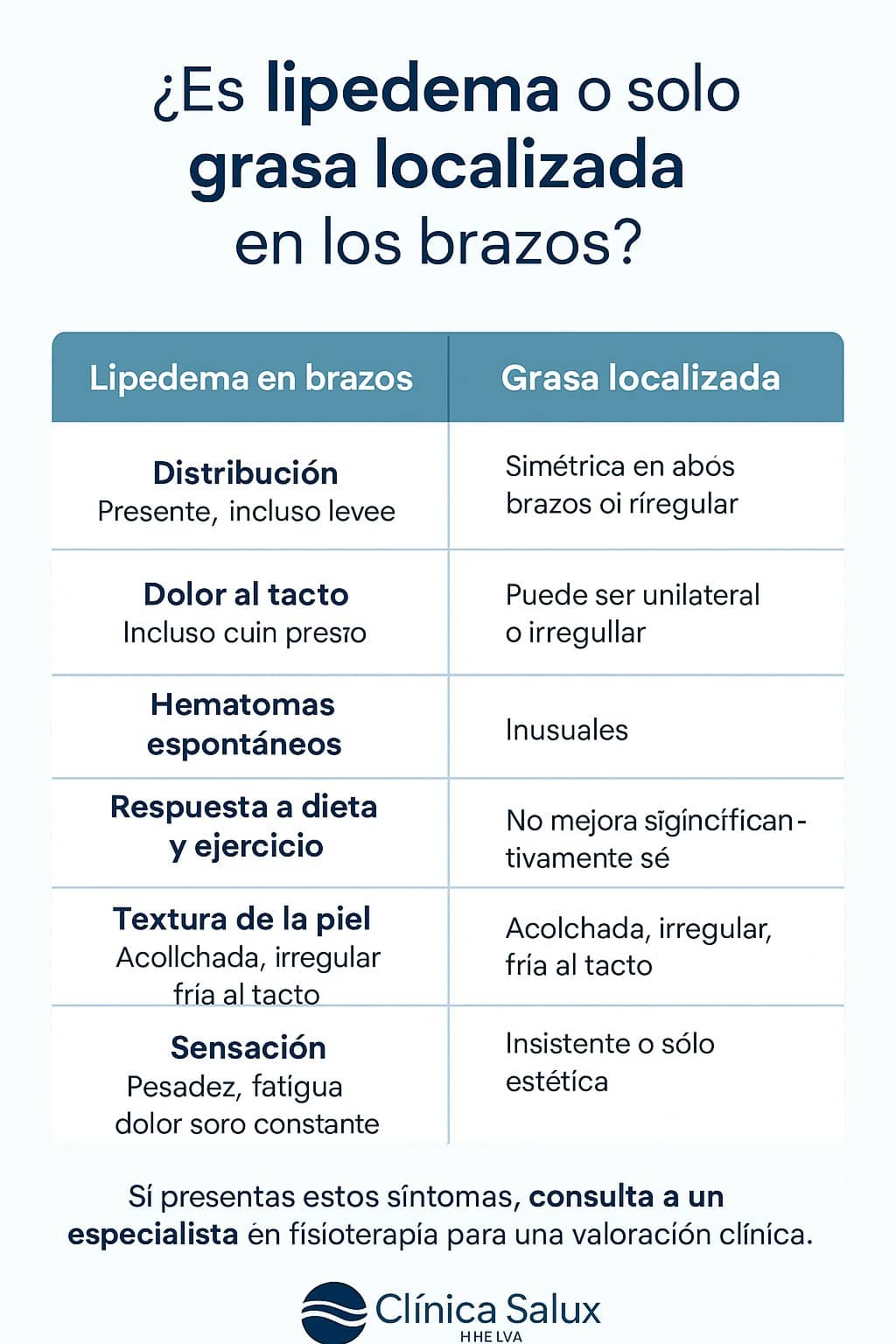 Lipedema en brazos: síntomas, diagnóstico y tratamientos efectivos ...